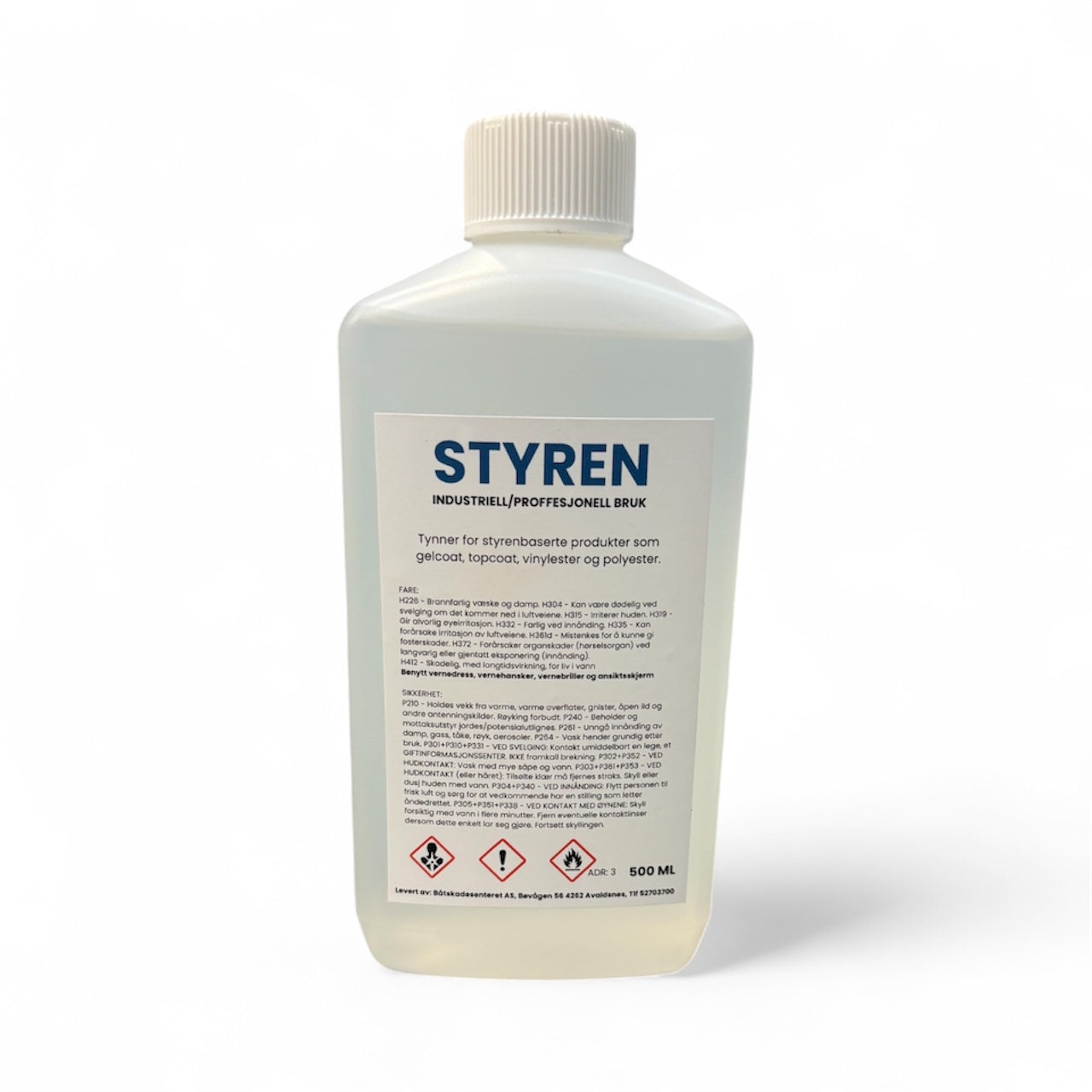 Styren 500ml *Kvantumsrabatt! – Båtskadesenteret -webshop